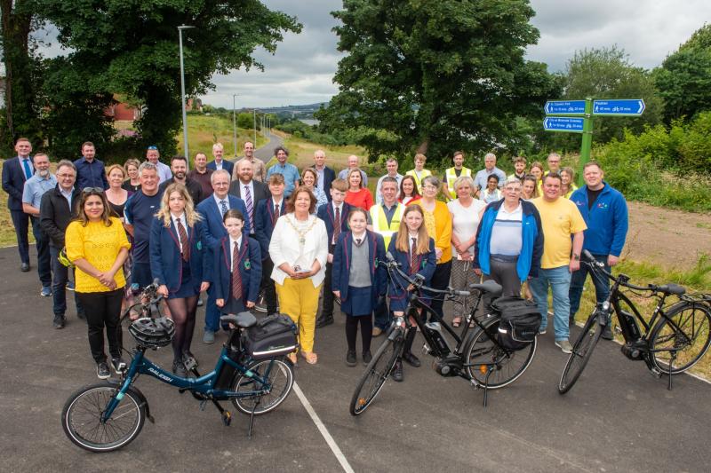 Derry's new Strathfoyle Greenway officially opened - Derry Now