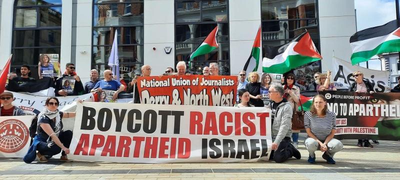 Emergency Demonstration by Derry Branch of Ireland Palestine Solidarity ...