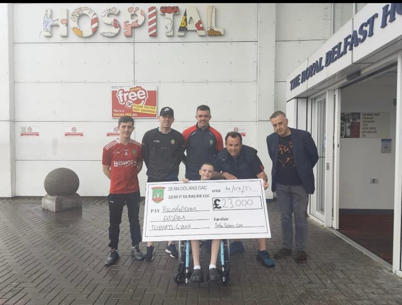 Sean Dolan's raise £23,000 for Adam Roberts-Lynch following amazing ...