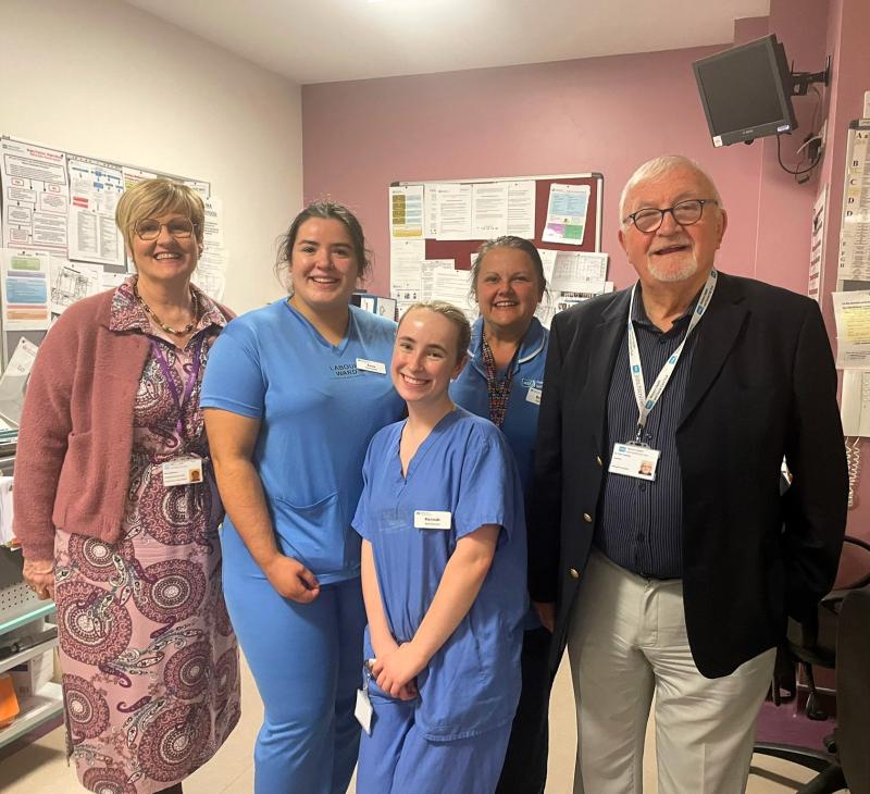 Warm welcome to two newly qualified midwives at Altnagelvin Hospital ...