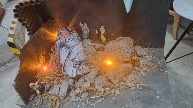 Derry group unveils Gaza Nativity scene - Derry Now