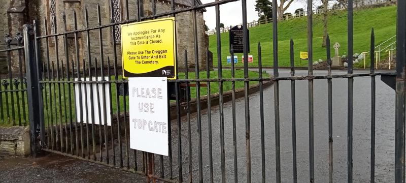 Motorists urged to use Creggan entrance of Derry's City Cemetery ...