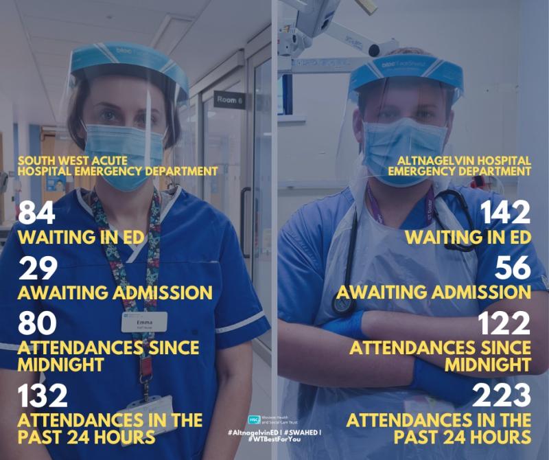 Derry's Altnagelvin Hospital Emergency Department under extreme ...