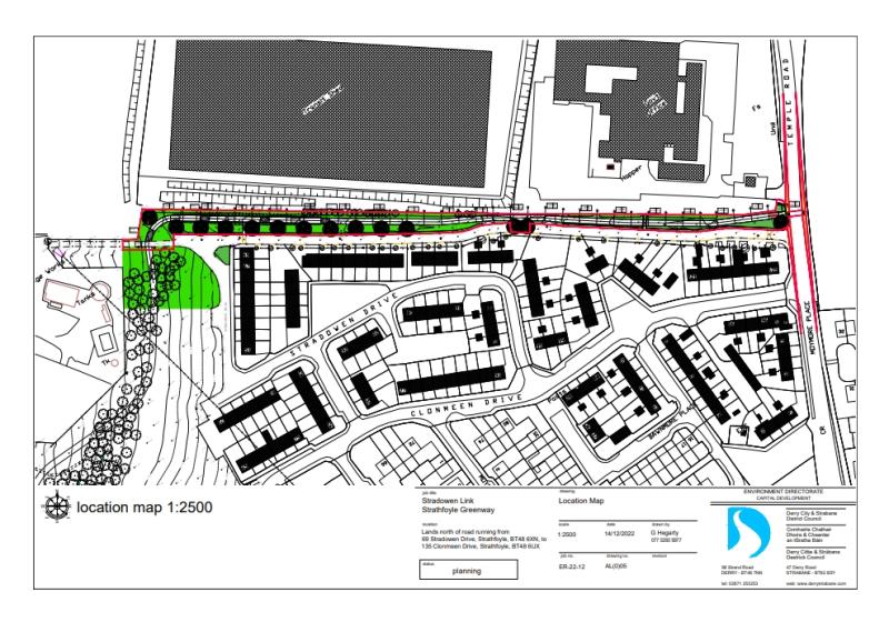 Works commence at Derry's Stradowen Drive Greenway project - Derry Now