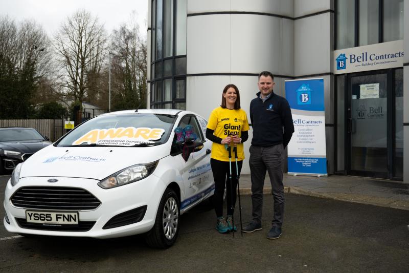 Bell Contracts Backs AWARE NI’s Giant Steps Walk for Mental Health - Derry Now