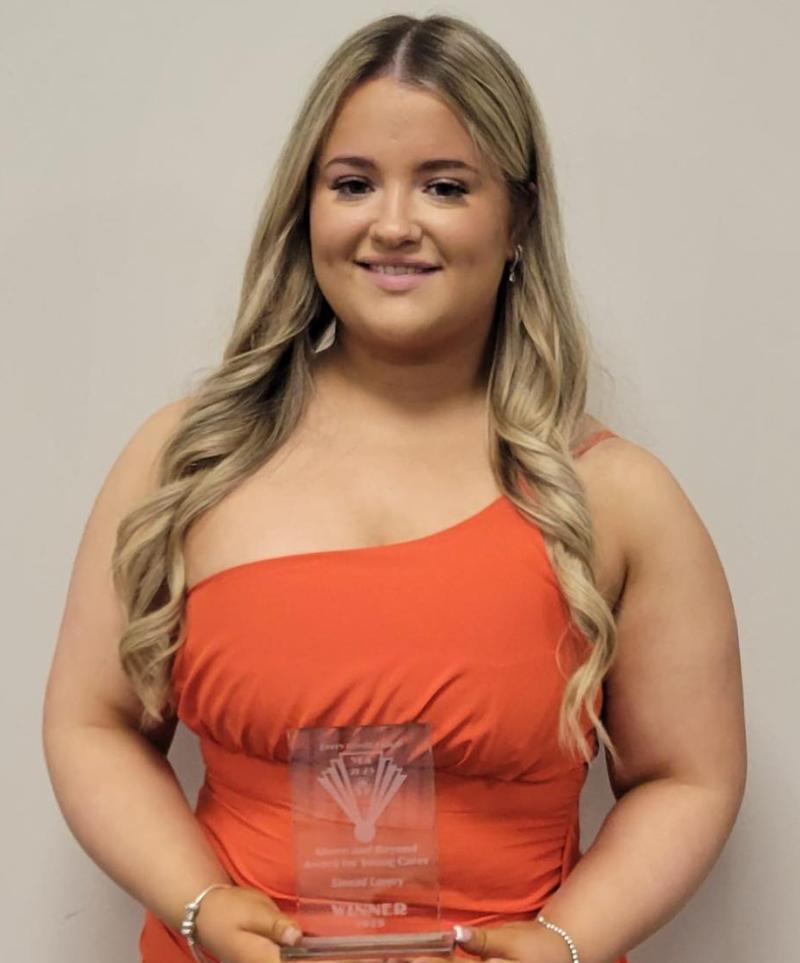 County Derry girl wins ‘Above and beyond award’ for young carers at Derry Credit Union Young ...