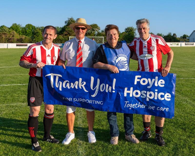 Limavady and Derry City Legends clash ends in draw, but Foyle Hospice ...