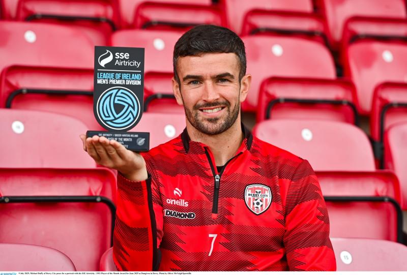 Derry City's Michael Duffy named SWI/ SSE Airtricity Player of the ...