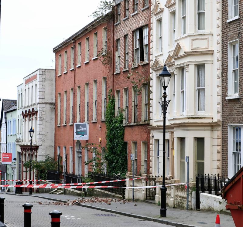 Derry's Pump Street currently closed due to unsafe building concerns ...