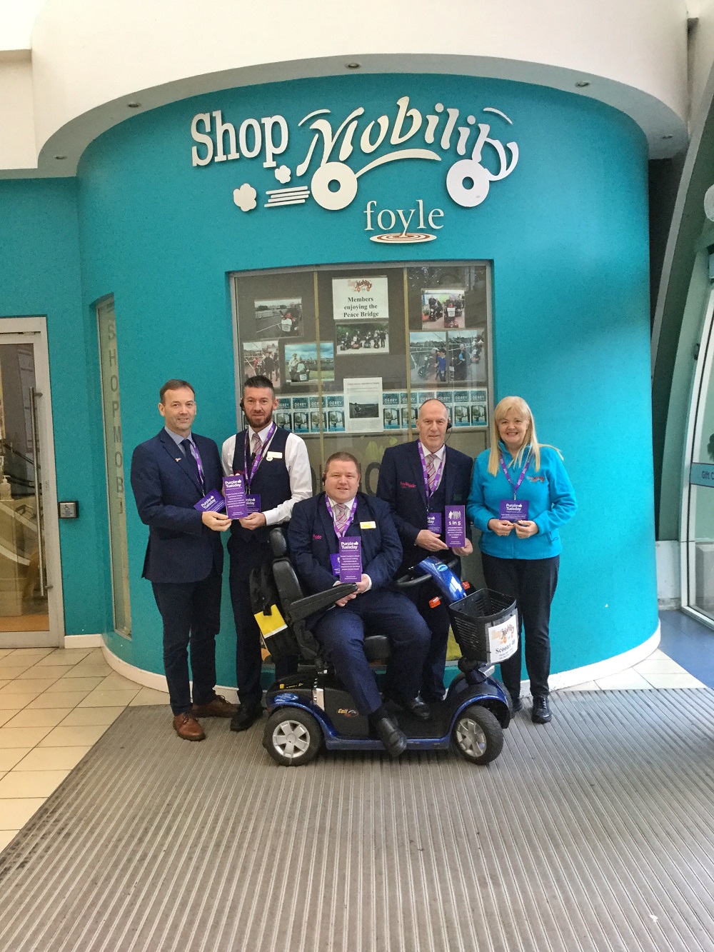 Foyleside Shopping Centre marks Purple Tuesday 2019 - Derry Now