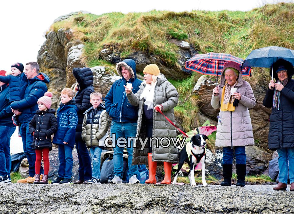 IN PICTURES: Redcastle New Year’s Day swim in memory of Derry's Adrian ...