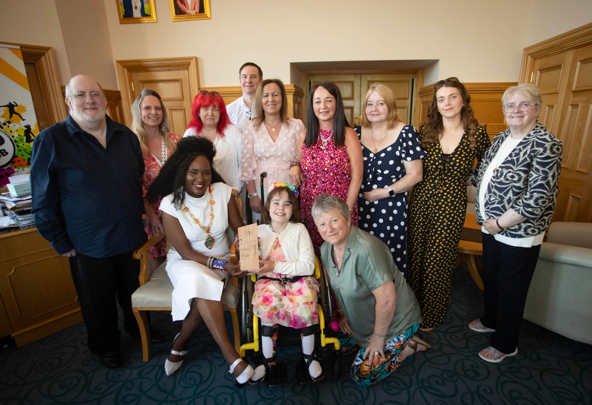 IN PICTURES: Mayor hosts reception for Derry girl Amelie Curran - Page ...