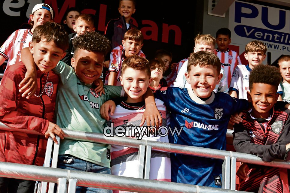 IN PICTURES: Derry City fans at Brandywell for Bohemians league game ...